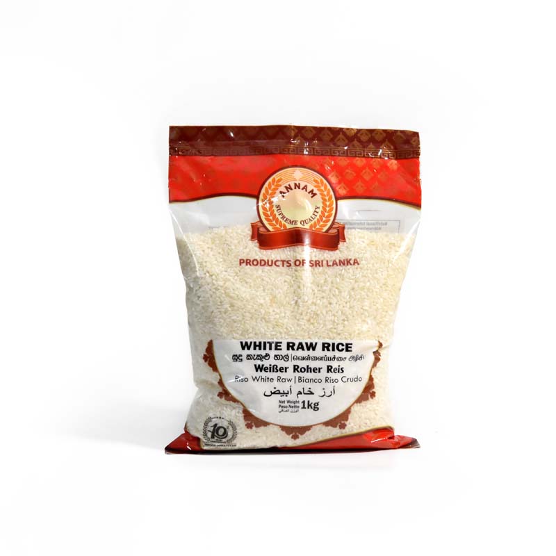 White Raw Rice | 1kg - Transfood Lanka